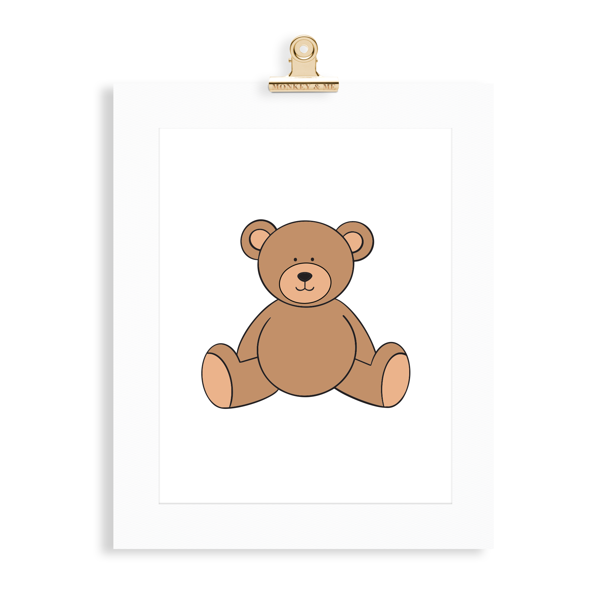 Bear Cub Print – Monkey & Me